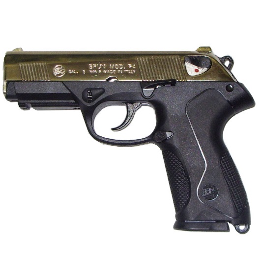 Bruni p4 nickel - pistola a salve calibro 8mm - arma da segnalazione ...