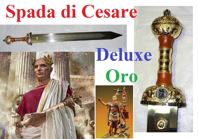 Spada di giulio cesare deluxe - gladio romano di caio giulio cesare in ...
